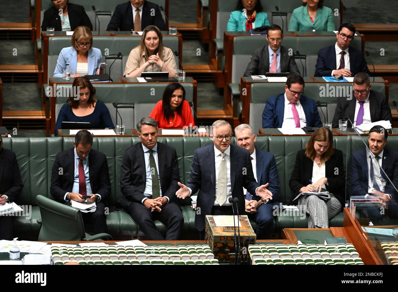Prime Minister Anthony Albanese during Question Time in the House of ...