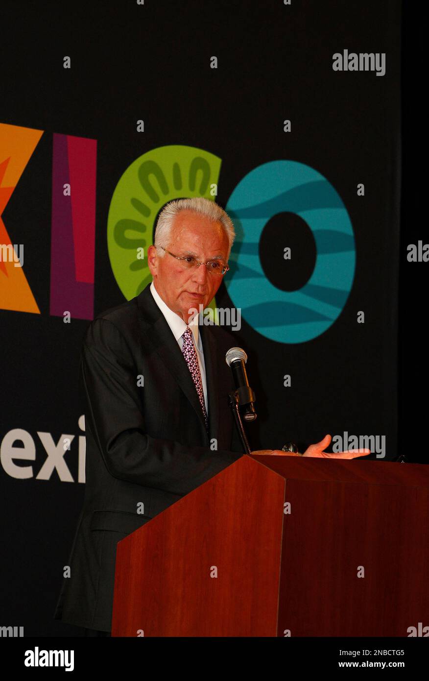 Mexico Tourism Boards' COO Rodolfo Lopez-Negrete speaks during the ...