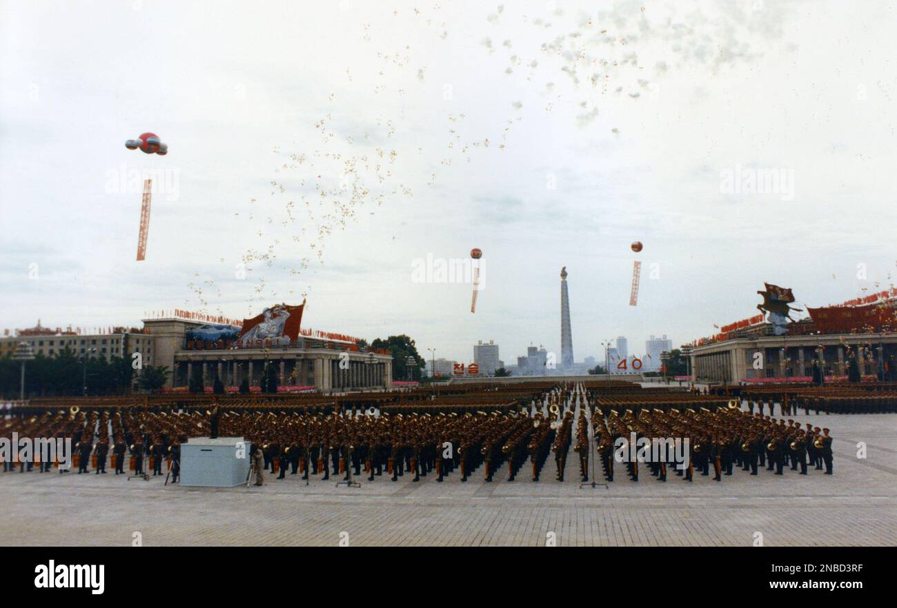 In this July 27, 1993 photo from North Korea's official Korean Central ...