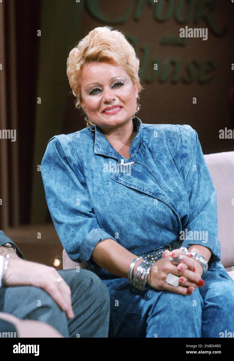 Tammy Faye Bakker in 1987. Unknown location. (AP Photo Stock Photo - Alamy