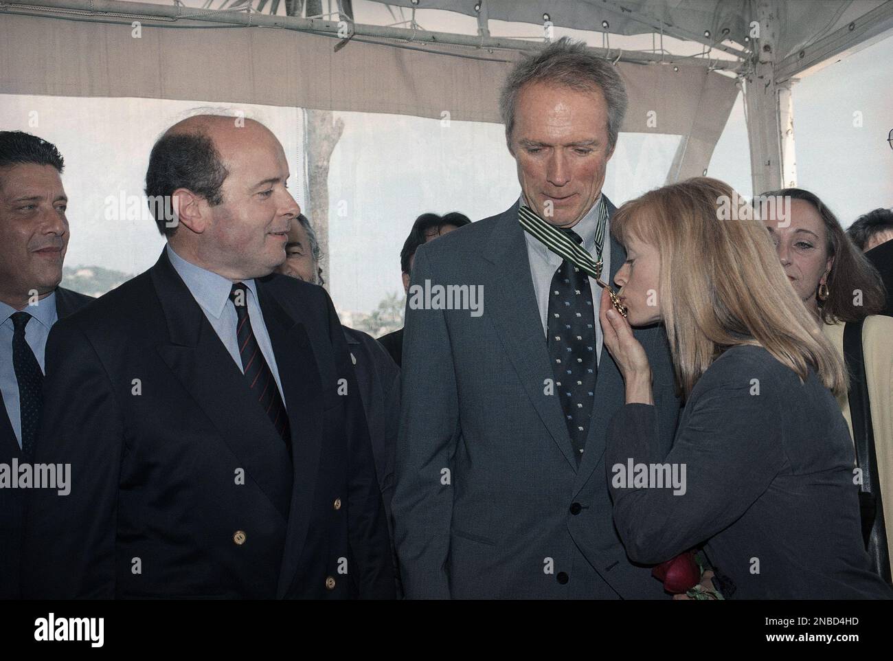 Clint Eastwood, American actor and President of the 47th International ...