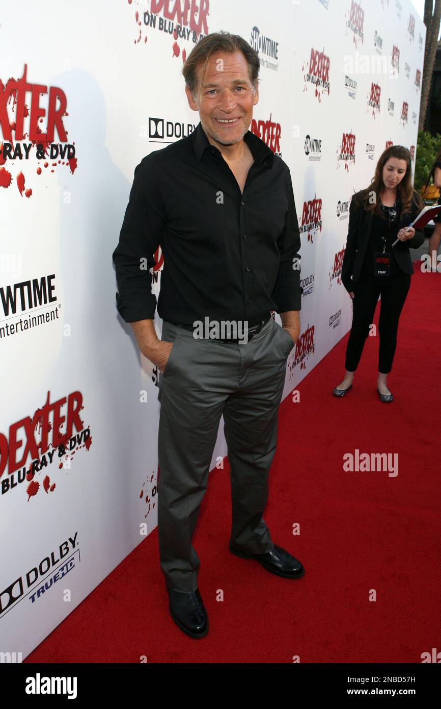 James Remar arrives at a poolside party celebrating the DVD and Blu-ray ...