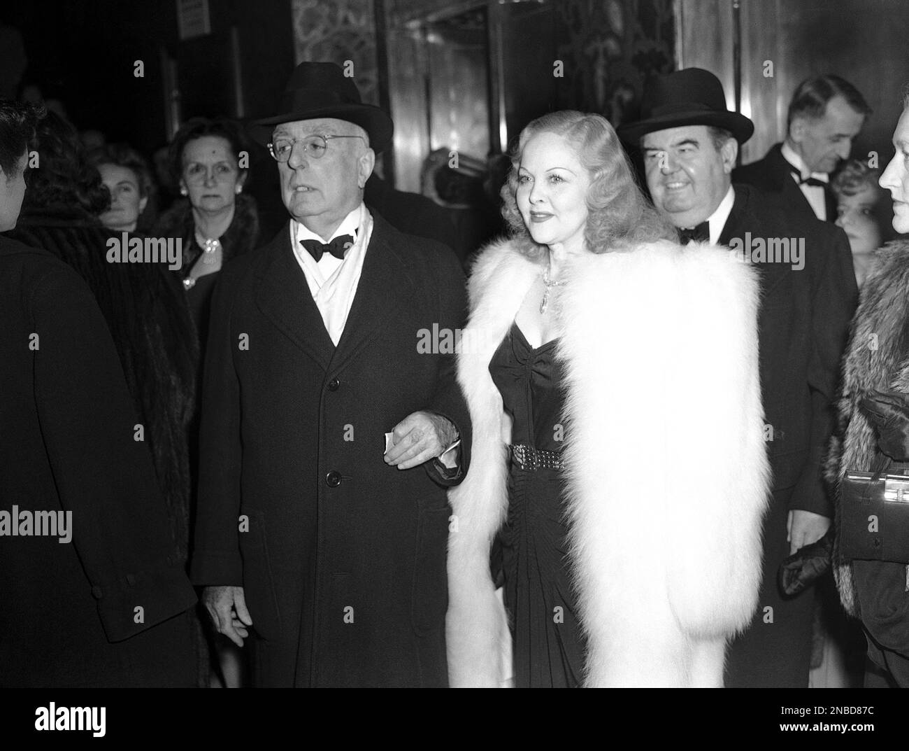 Celebrities at opening of Billy Rose’s “Seven Lively Arts,” here shown ...