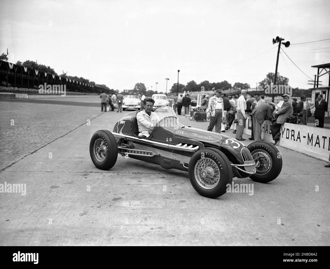 Travis (Spider) Webb, Bell, Calif., is in the Grancor Special that he ...