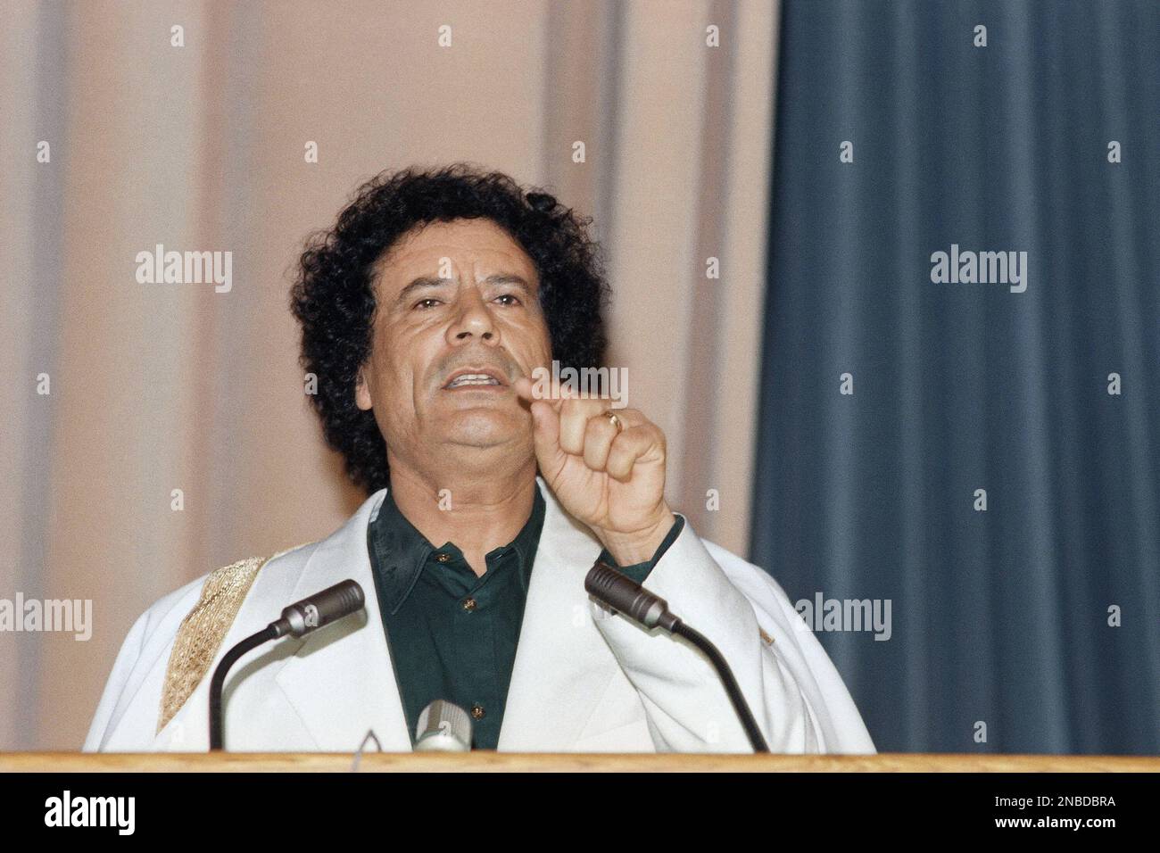Celebrating the 11 anniversary of the Libyan revolution, leader Col ...