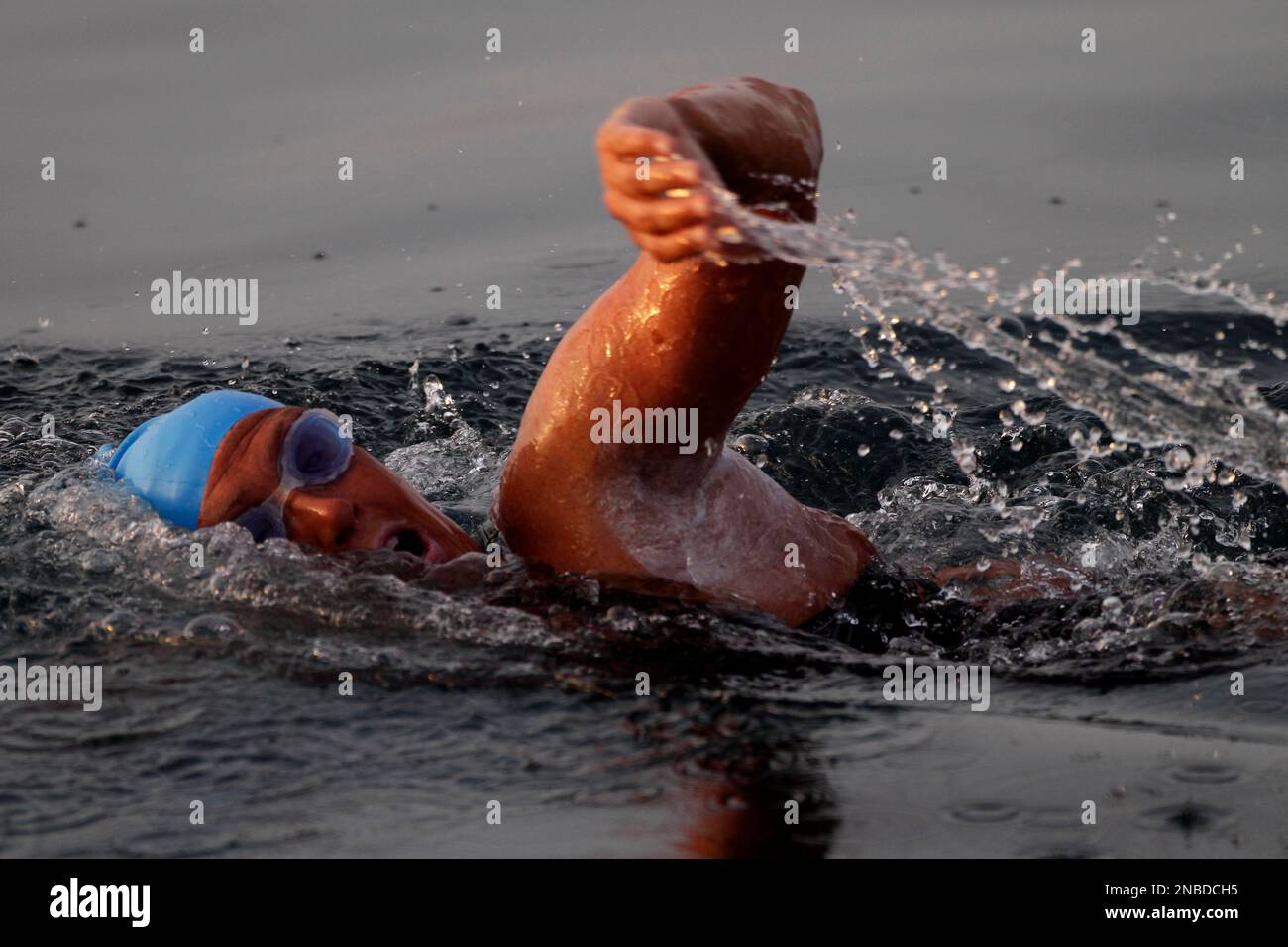 American endurance swimmer Diana Nyad , 61, swims in Cuban waters ...