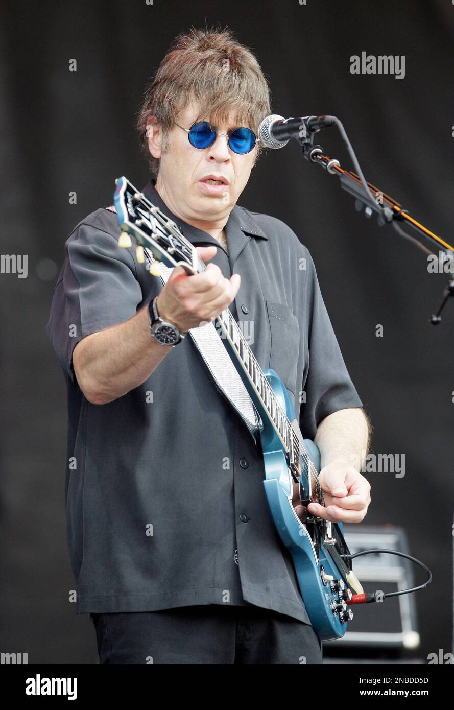 The Cars' Elliot Easton performs during the Lollapalooza music festival ...