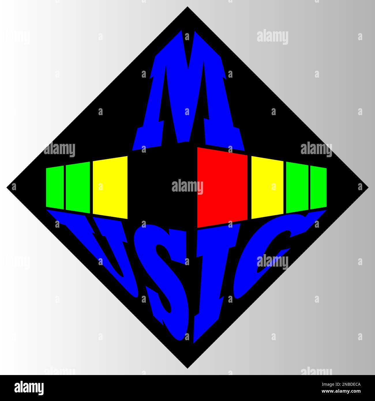 Music and sound volume bars icon, for music party logo and banner and ...