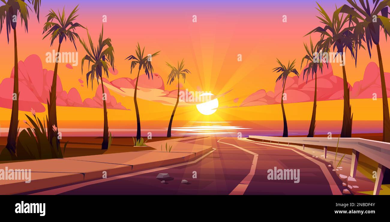 Early beach Stock Vector Images - Alamy