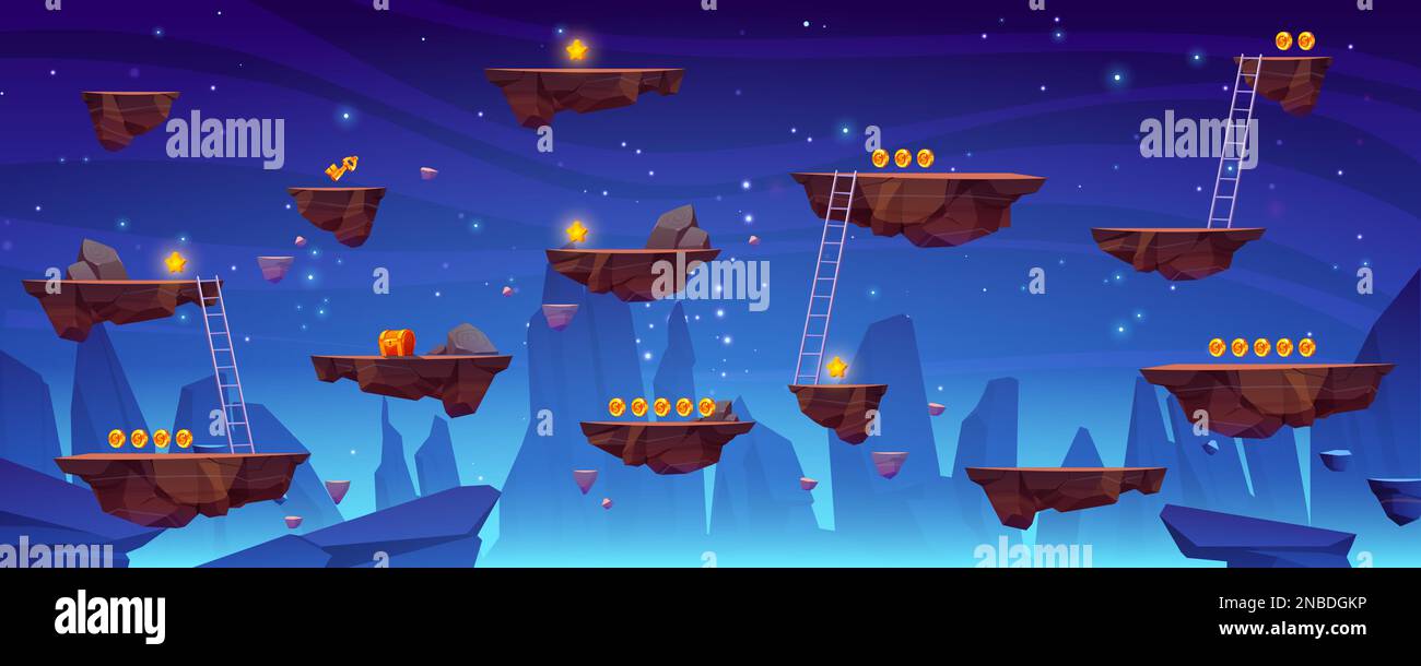 2d Game Background Space