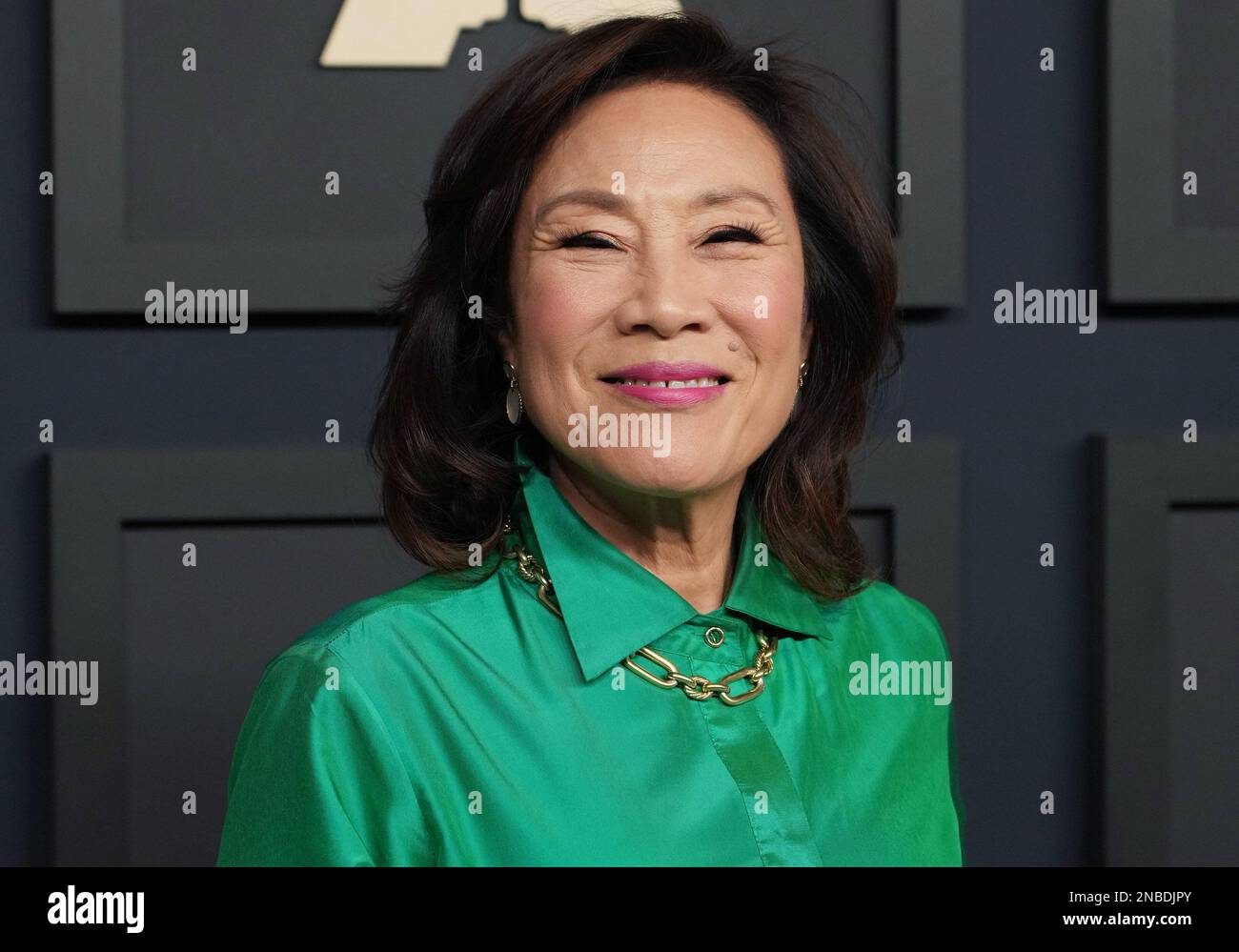 Beverly Hills, CA on Monday, February 13, 2023. Janet Yang arrives at ...