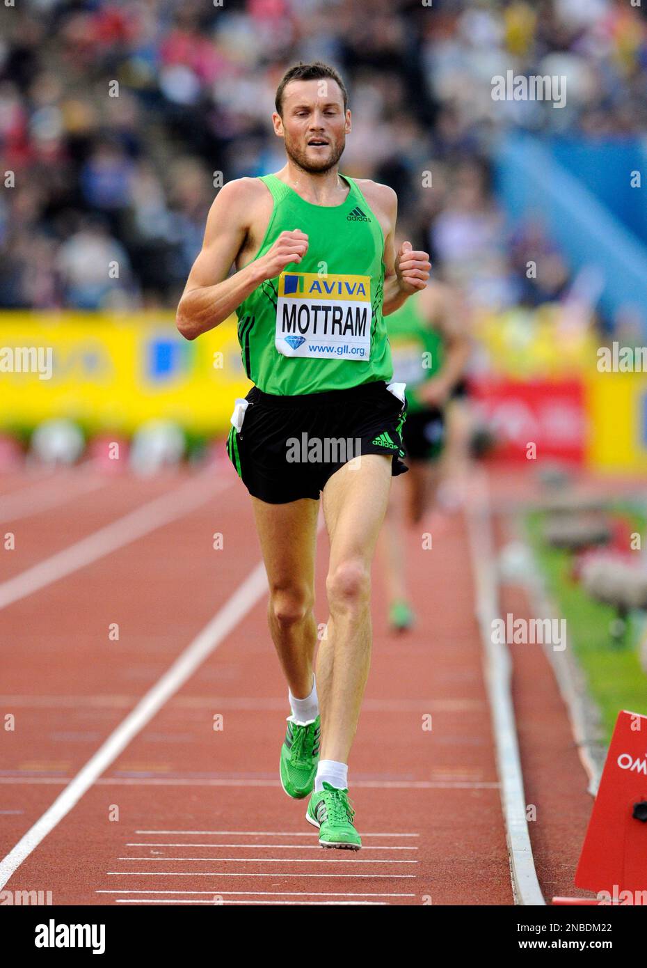 Australia's Craig Mottram wins the 5000 m during the Diamond League at ...