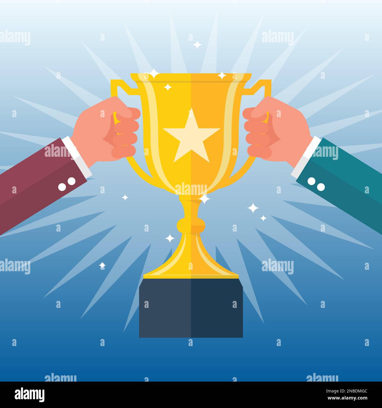 Challenge Trophy Stock Vector Images Alamy