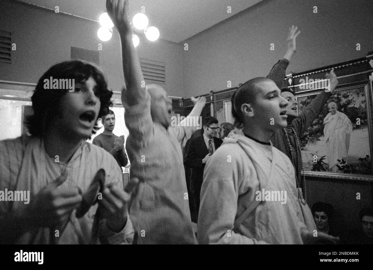 Worshipers at the Lord Krishna Festival, Jan. 18, 1970. (AP Photo ...