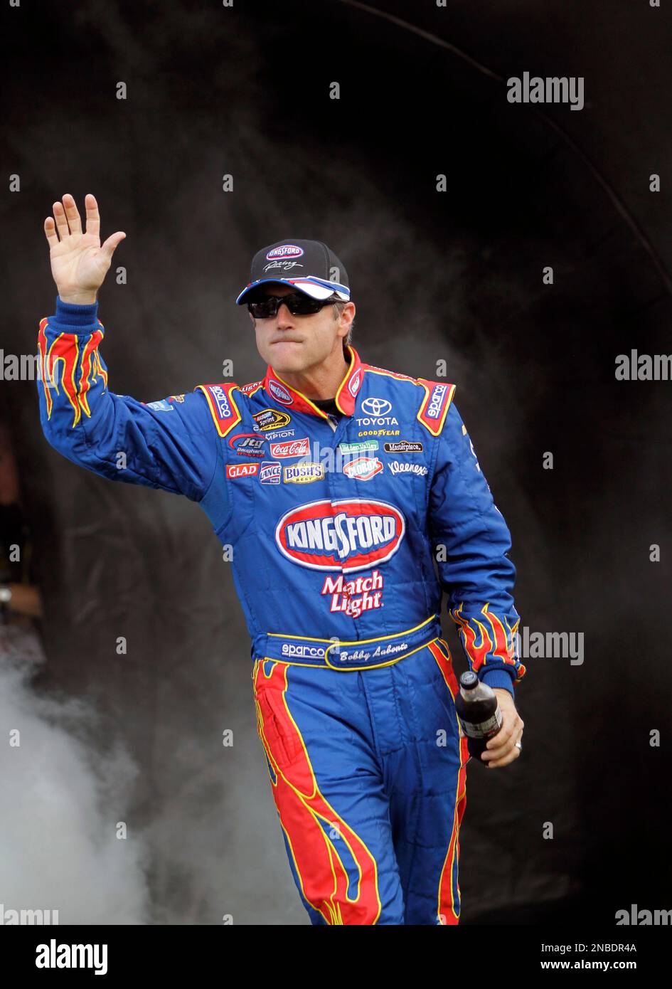 NASCAR driver Bobby Labonte during driver introductions prior to the ...
