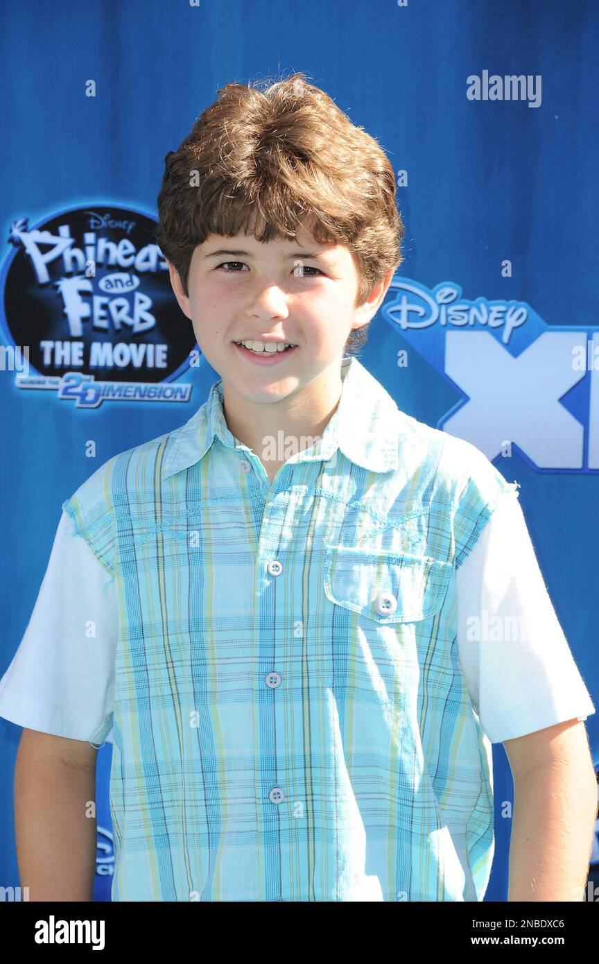 Jonathan Heit arrives at the premiere of "Phineas and Ferb: Across The ...
