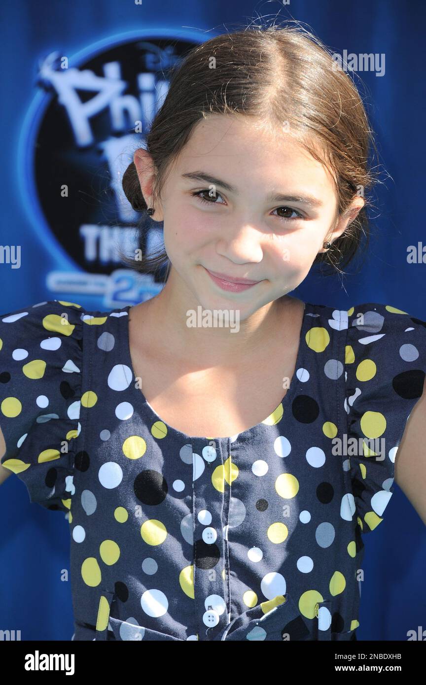 Rowan Blanchard arrives at the premiere of "Phineas and Ferb: Across ...