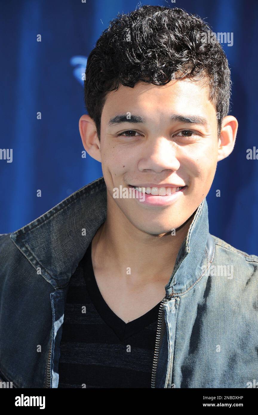 Roshon Fegan arrives at the premiere of "Phineas and Ferb: Across The ...