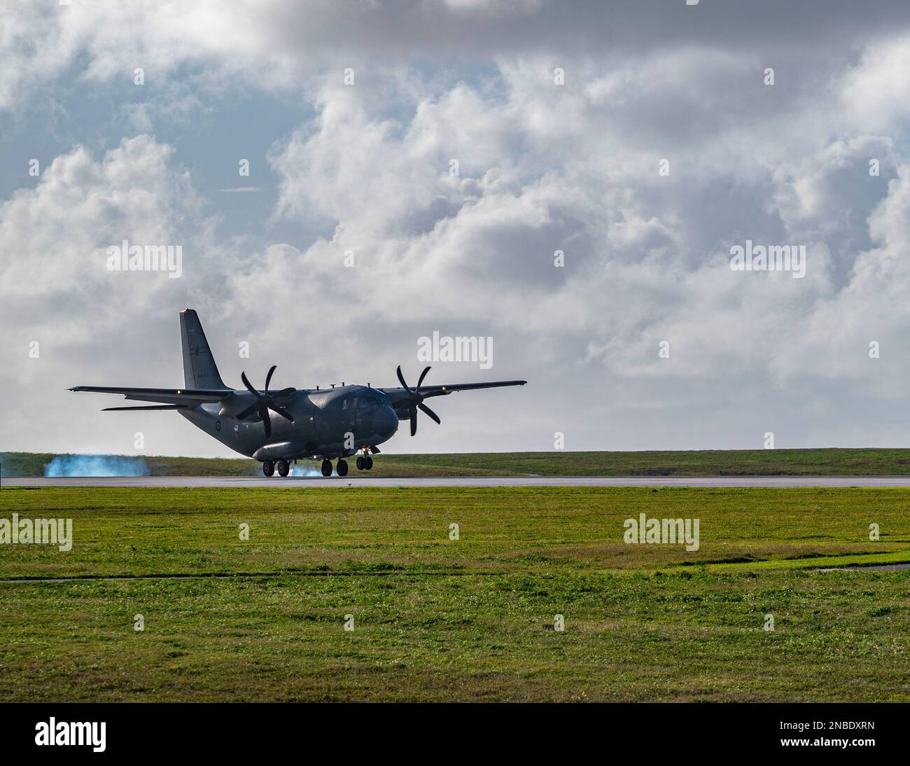 An Australian No. 35 Squadron C-27J Spartan lands at Andersen Air Force ...