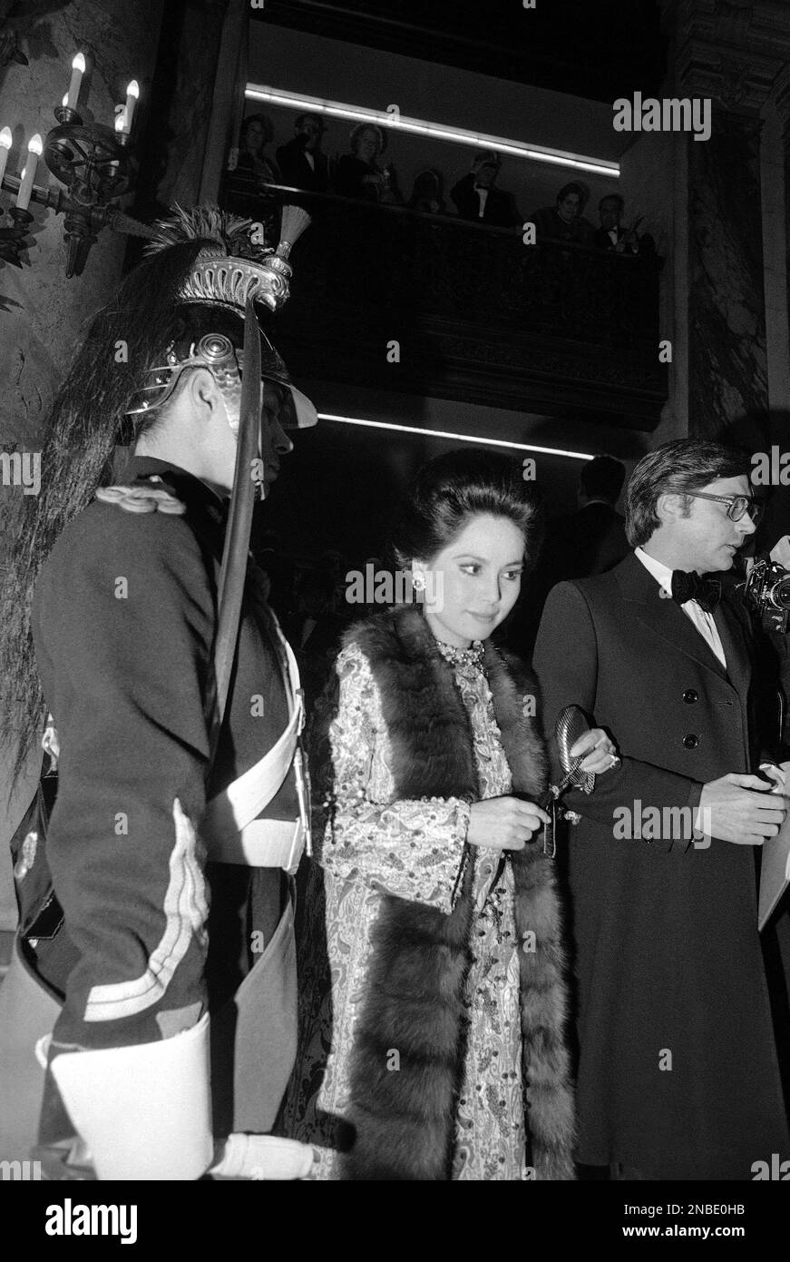 Dewi Sukarno, wife of the late Indonesian President Sukarno arrives on ...