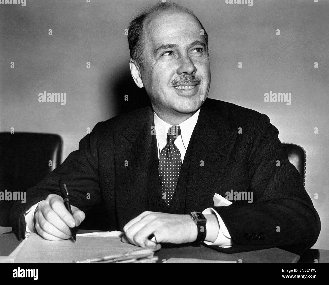 Hugh Wilson, American Ambassador to Germany shown in Berlin around Nov ...