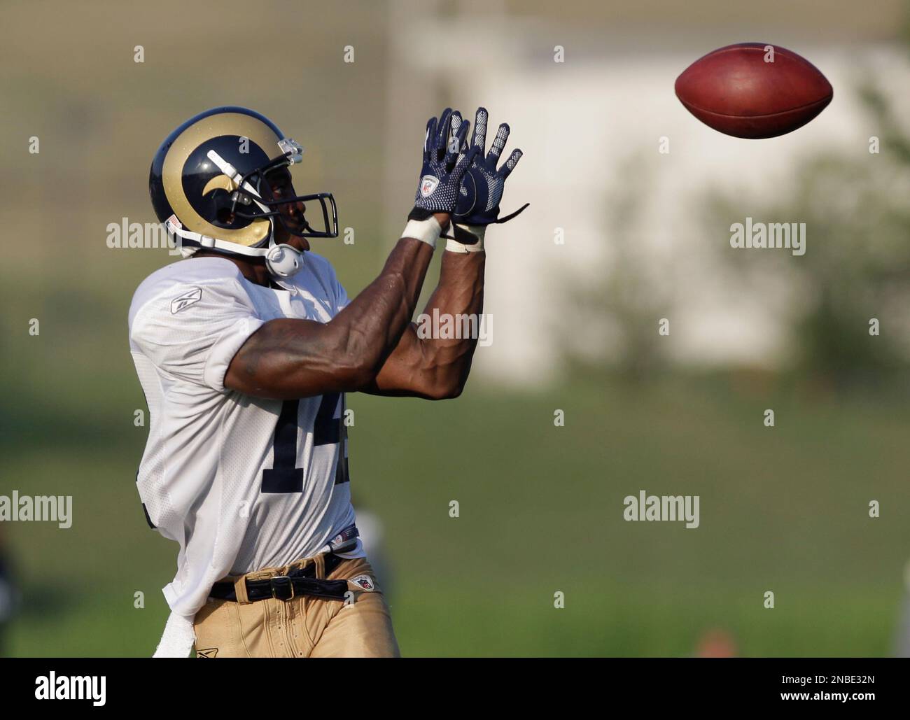 St. Louis Rams wide receiver Jalil Carter catches a pass during NFL ...