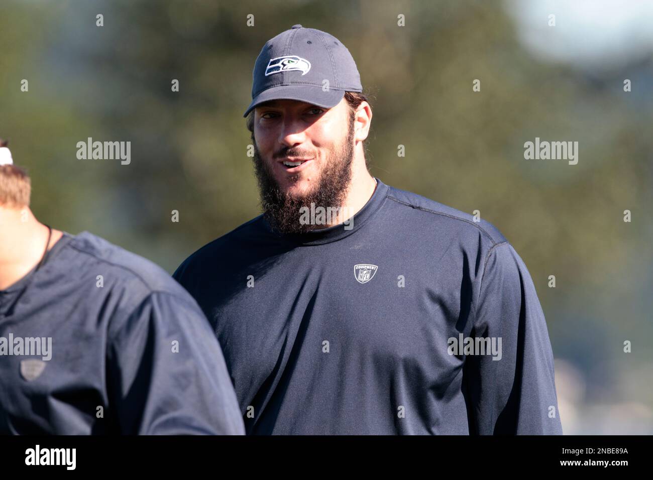 Seattle Seahawks' Robert Gallery at a football training camp Monday ...