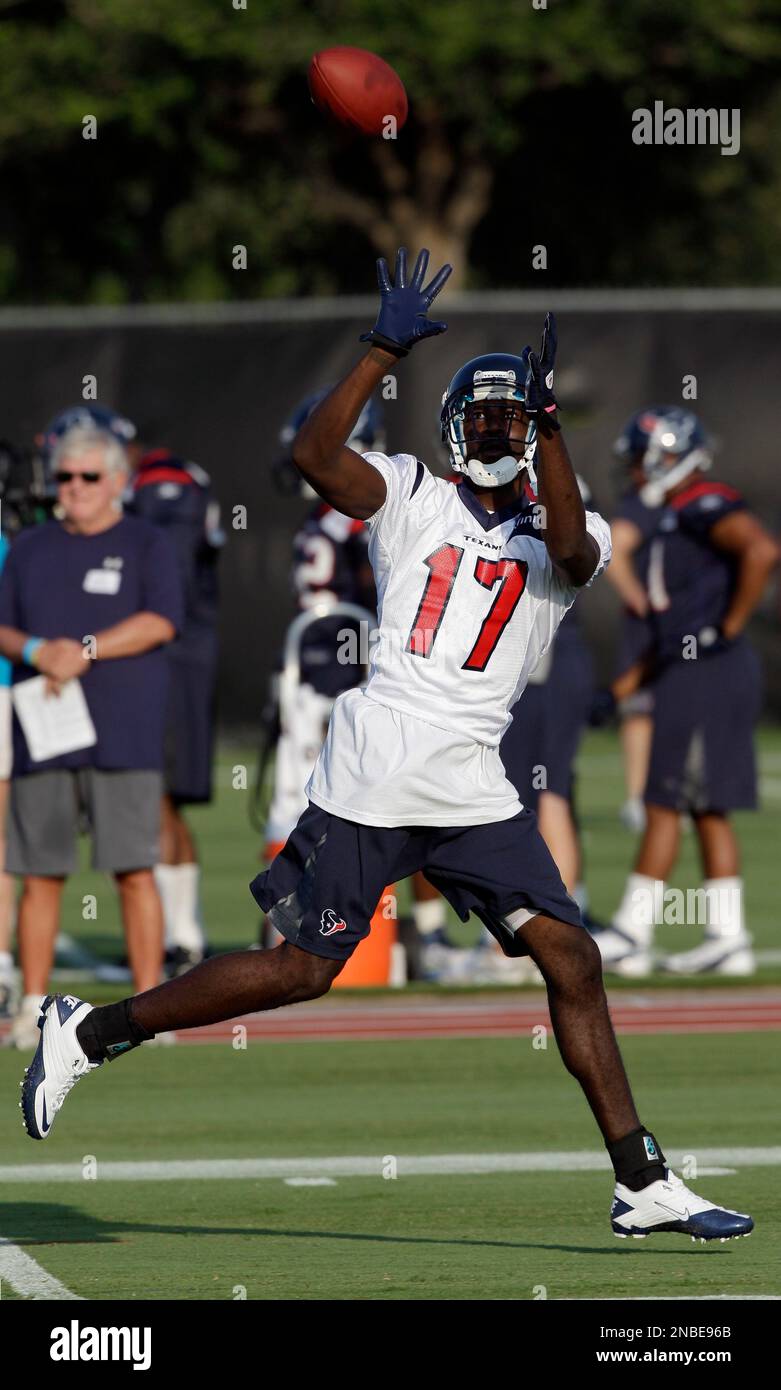 Houston Texans wide receiver Paul Williams (17) during the first day of ...