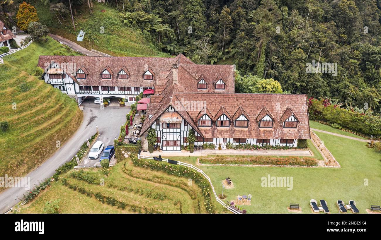 Cameron Highlands, Malaysia - Sep 15, 2022 English village cottage in ...