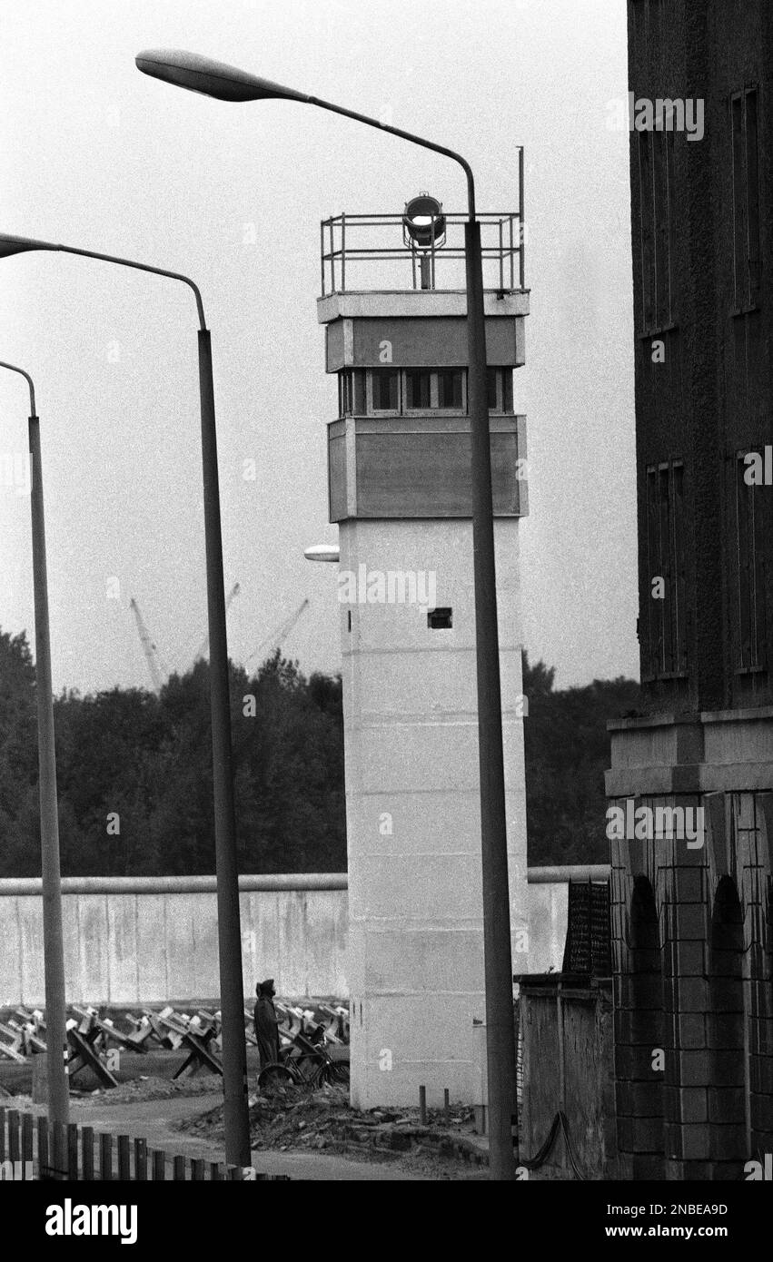 The East German border guards have had something new added to their ...