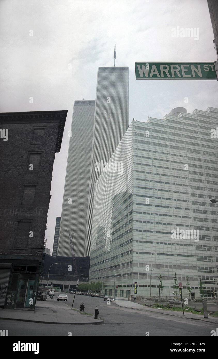 World Trade Center towers in New York City in 1985. (AP Photo Stock ...