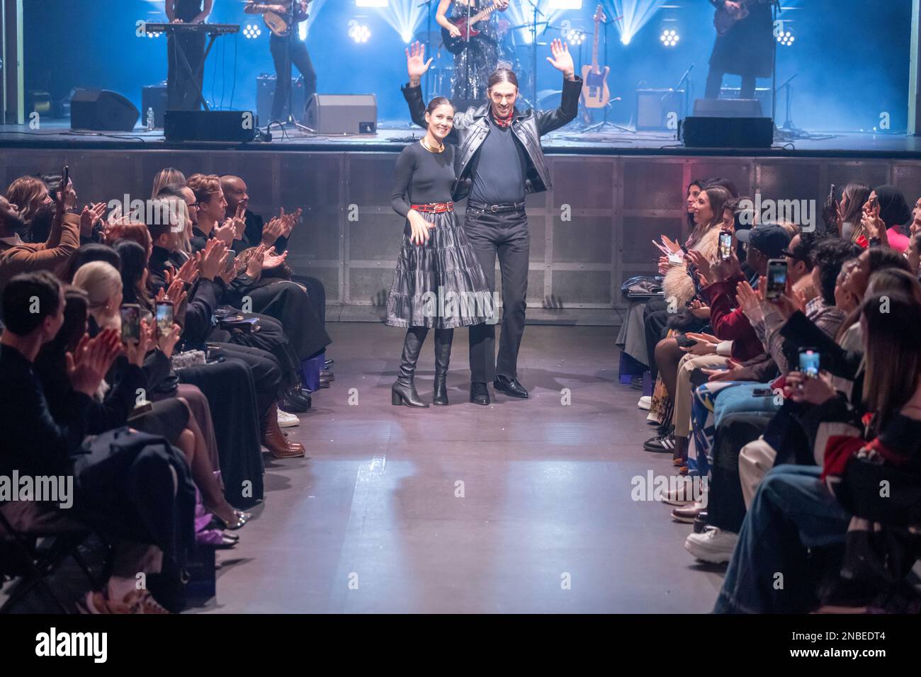 NEW YORK, NEW YORK - FEBRUARY 13: Designers Anthony Cucculelli and Anna ...