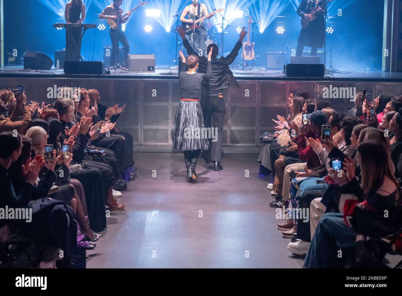 NEW YORK, NEW YORK - FEBRUARY 13: Designers Anthony Cucculelli and Anna ...