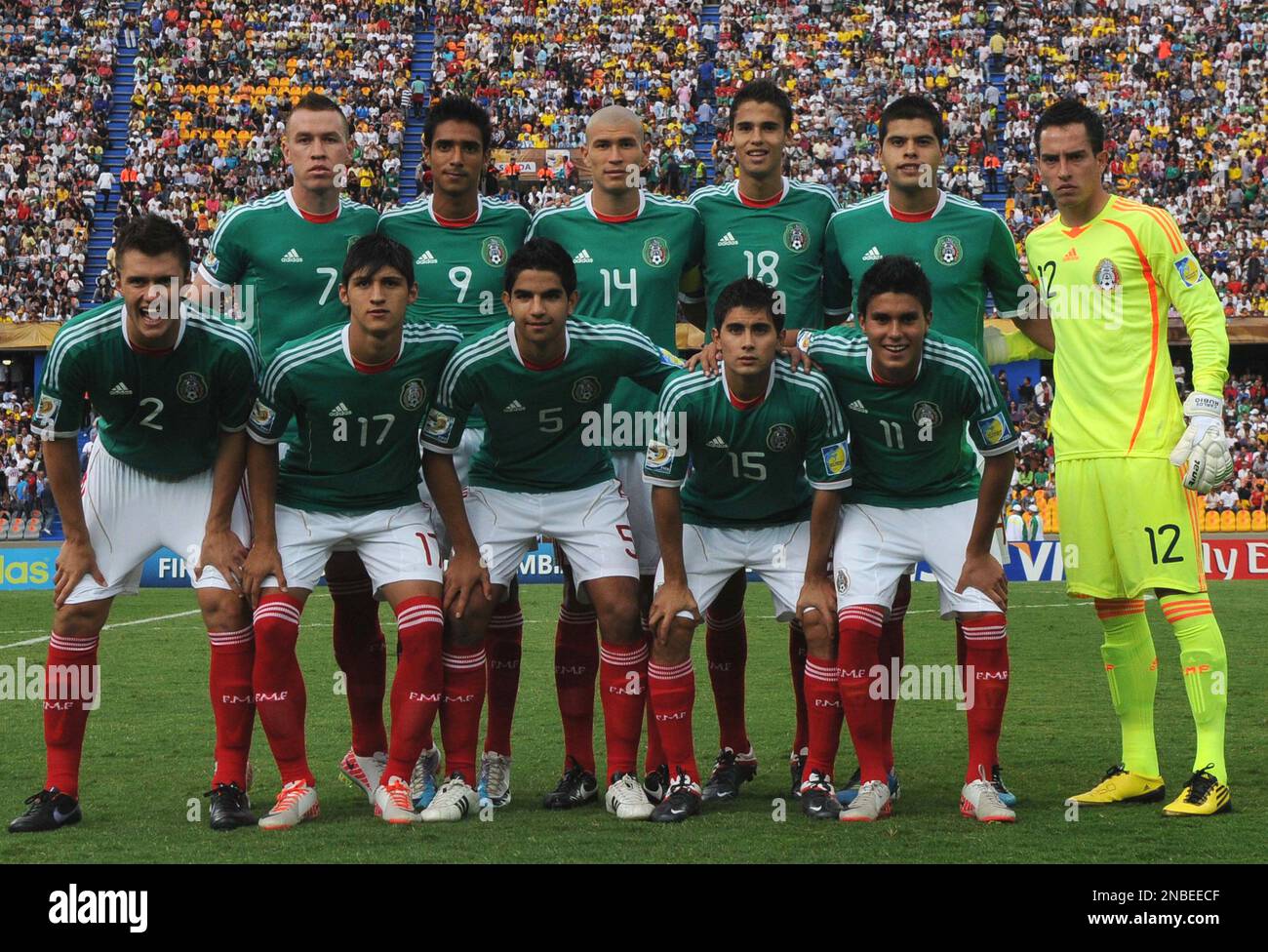 Mexico's soccer players pose for a team photo ahead of a U-20 World Cup ...