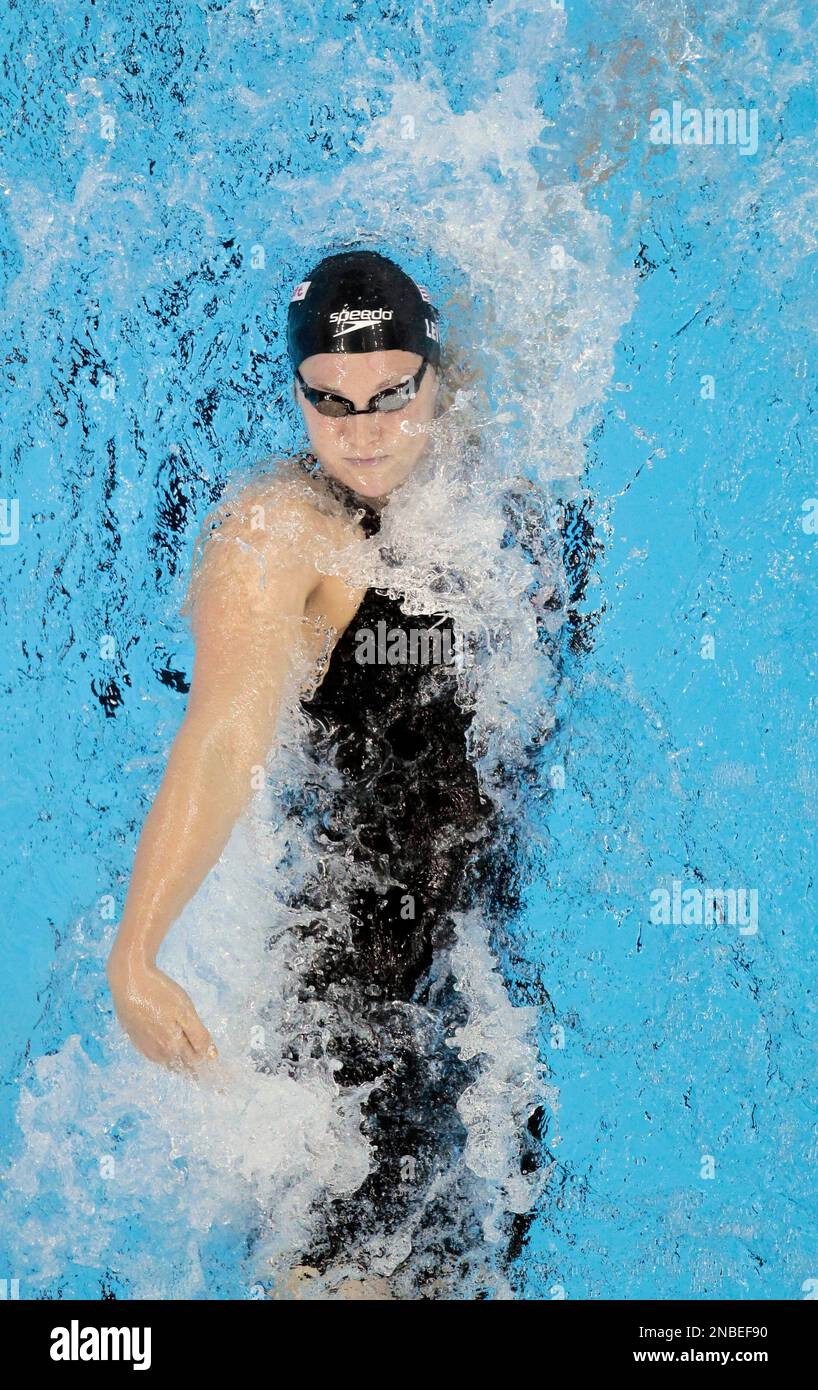 U.S. Elizabeth Beisel competes on her way to winning the women's 400m ...