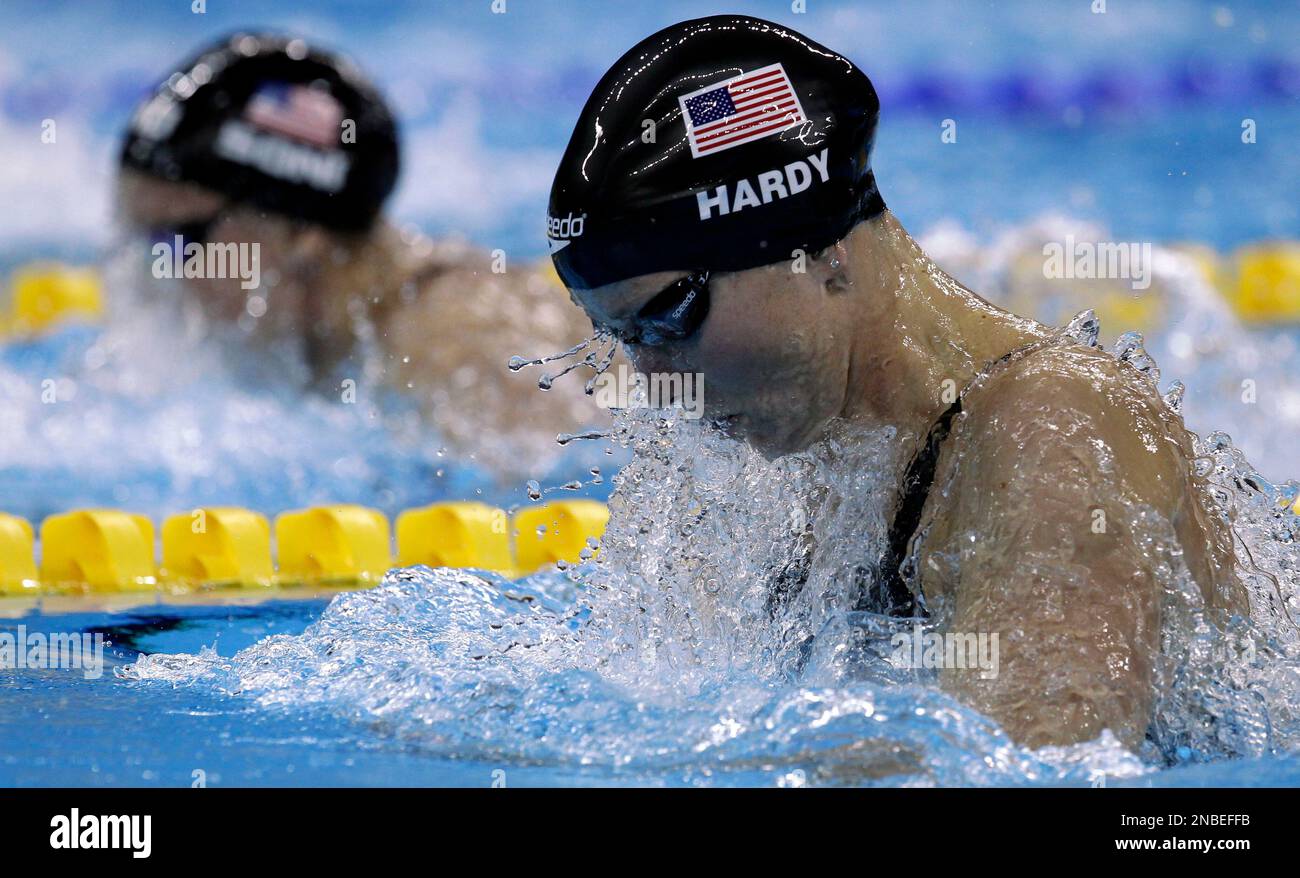 U.S. Jessica Hardy competes with her compatriot Rebecca Soni, left, on ...