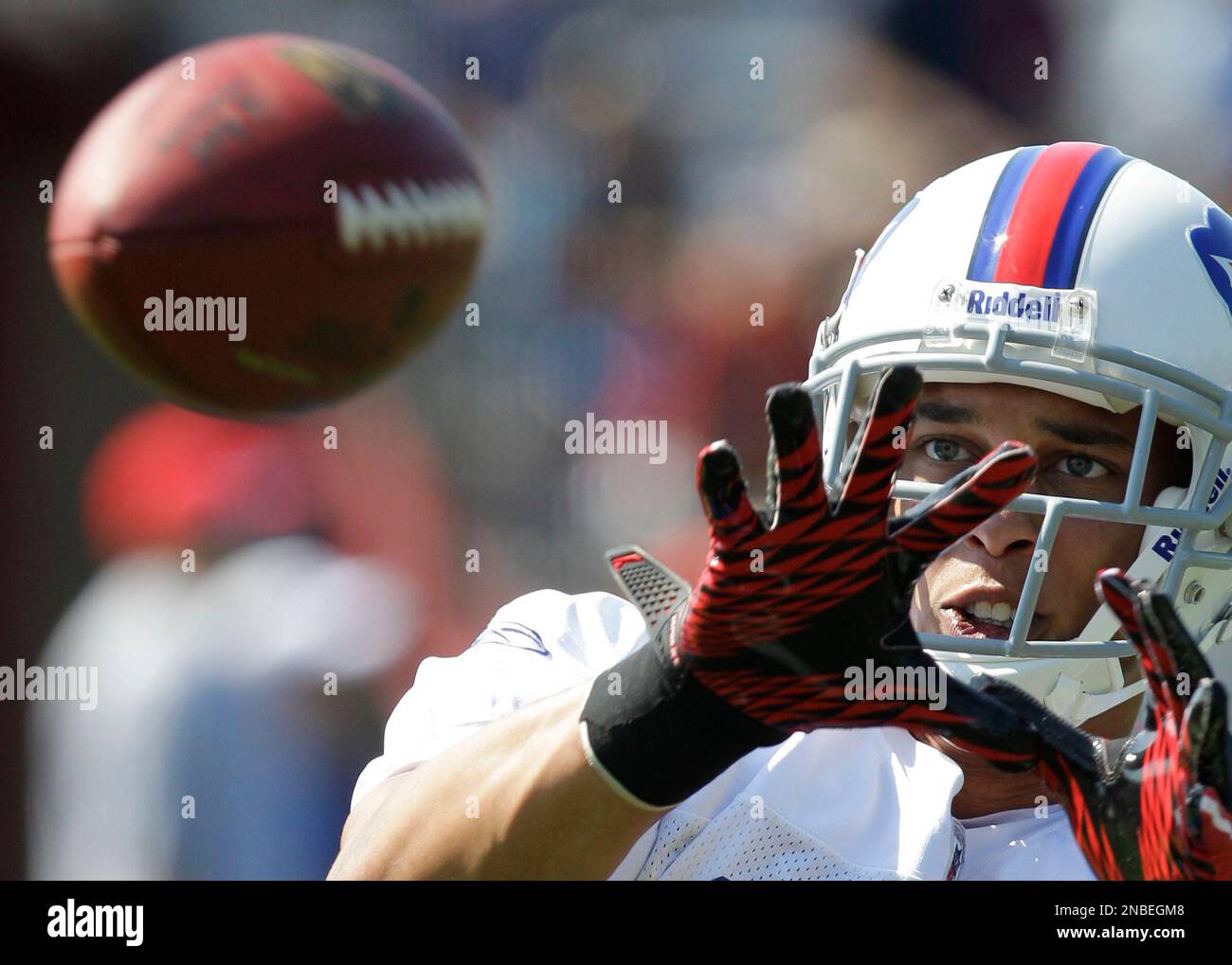Buffalo Bills' David Nelson during an NFL football training camp in ...