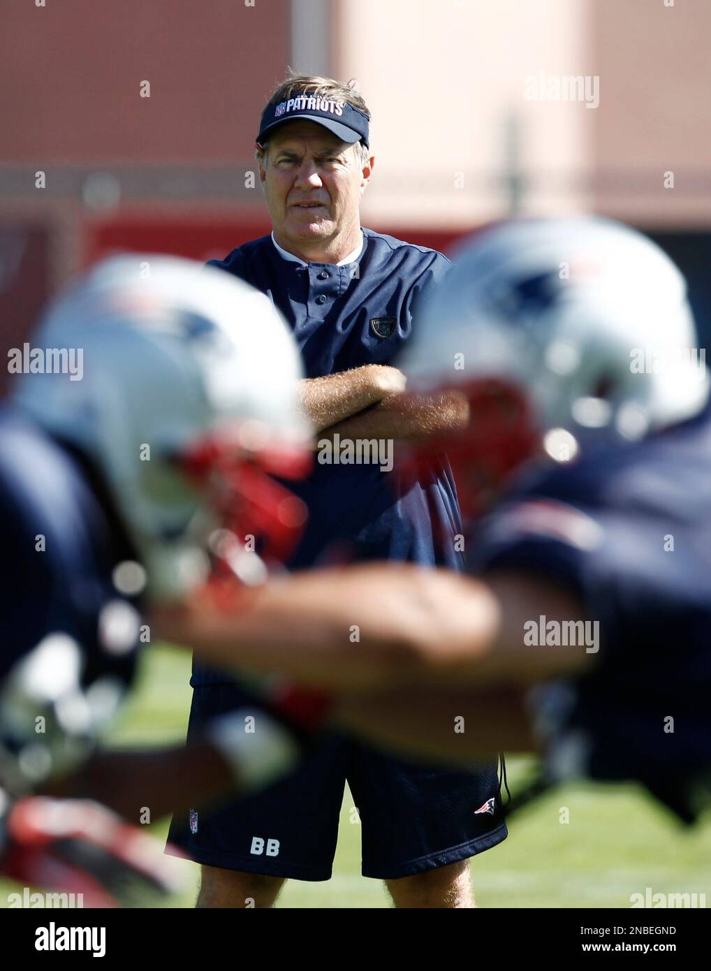 New England Patriots head coach Bill Belichick during NFL football ...