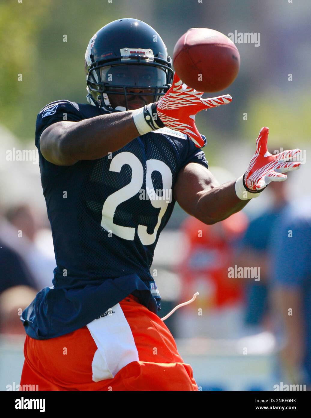 Chicago Bears running back Chester Taylor catches a ball during NFL ...