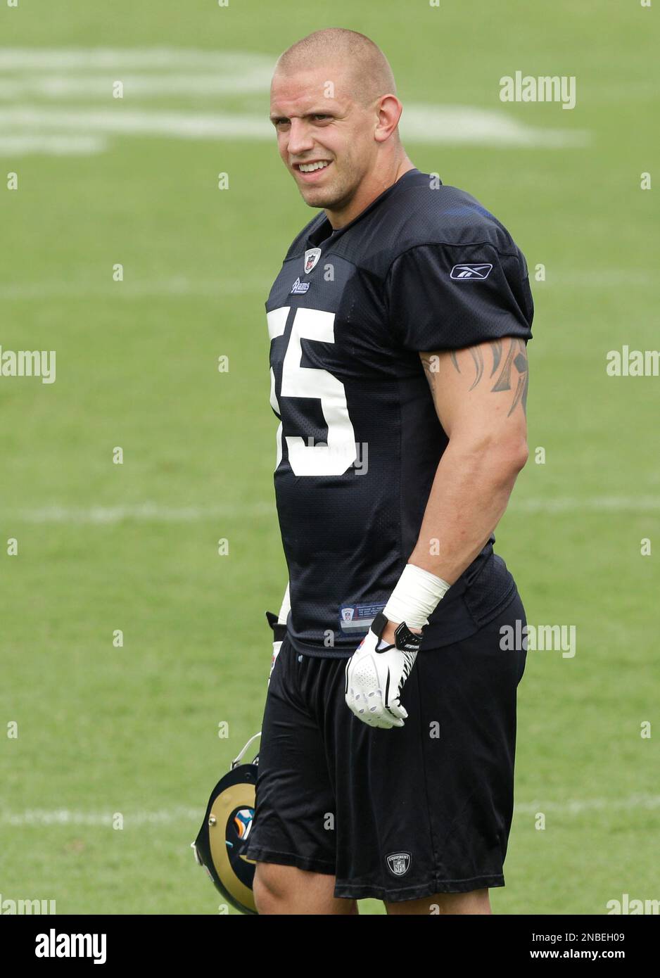 St. Louis Rams linebacker James Laurinaitis is seen during NFL football ...