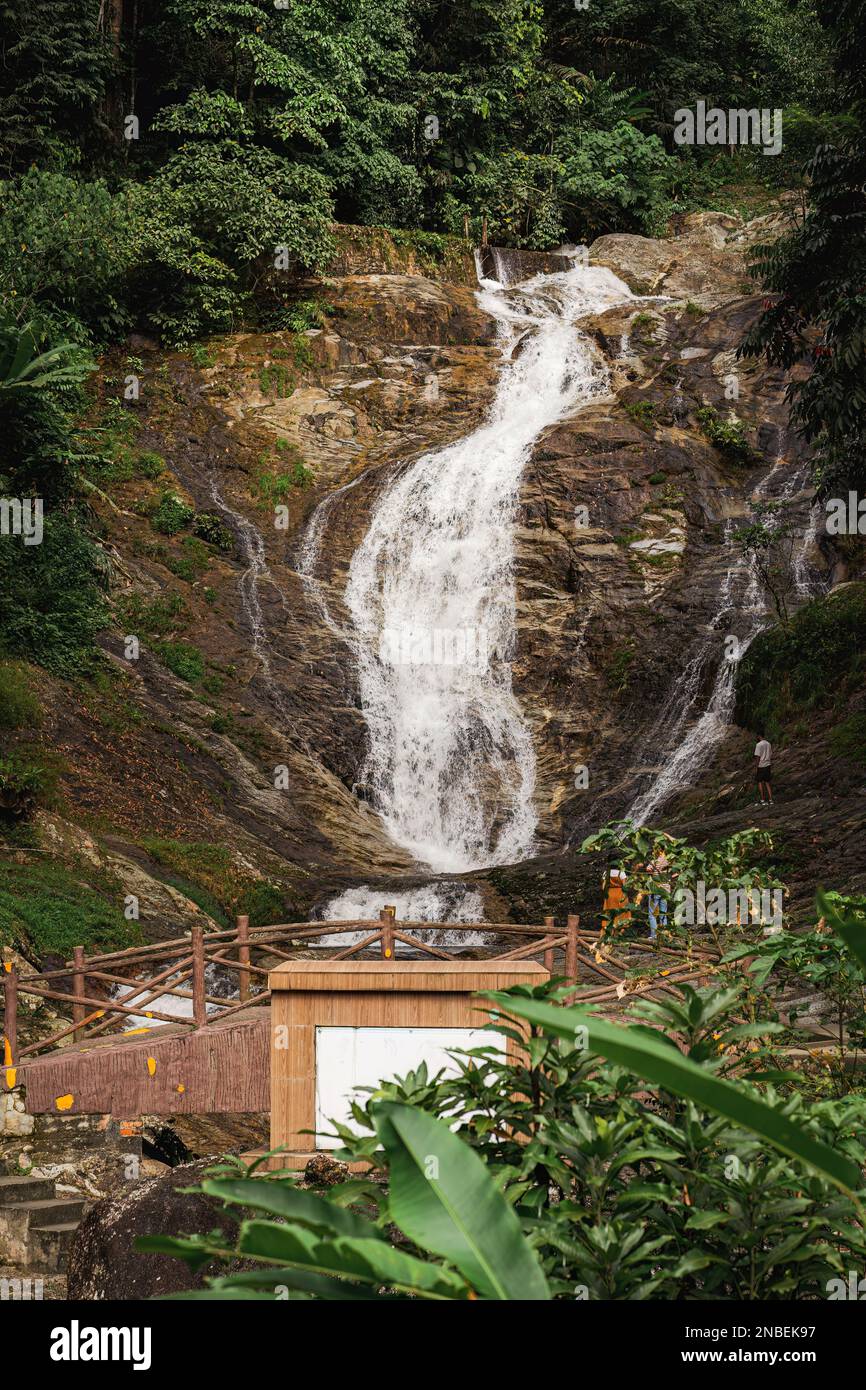 Lata Kinjang waterfall near Cameron Highlands Stock Photo - Alamy