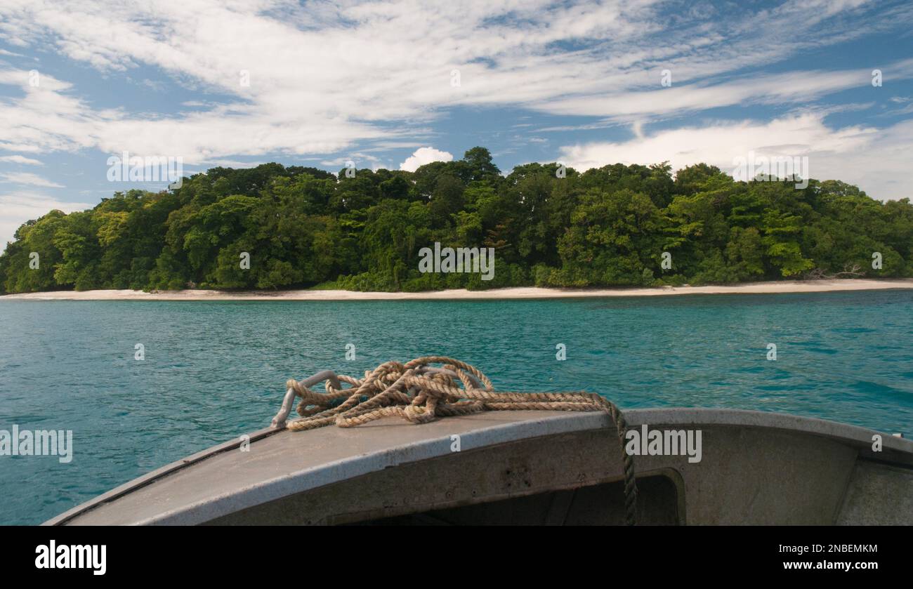 Excursion to an uninhabited island off the East Coast at Rubio Stock ...