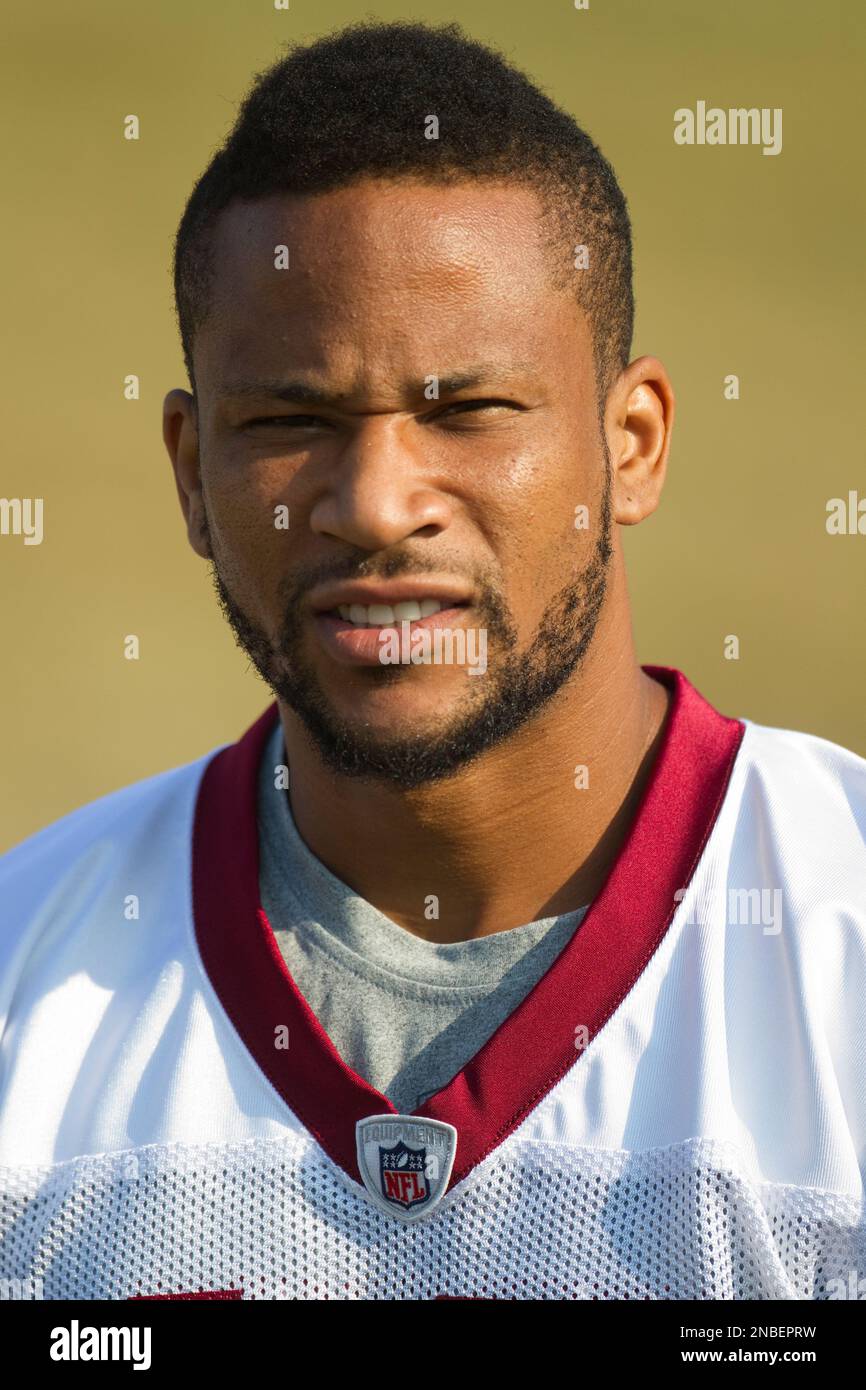 Newly acquired Washington Redskins wide receiver Jabar Gaffney arrives ...