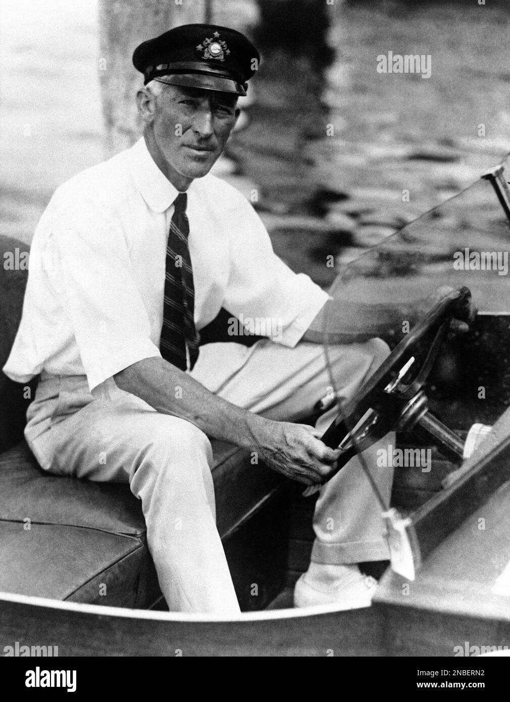 Garfield Arthur Wood, known as Gar Wood who piloted the 2200 Horse ...