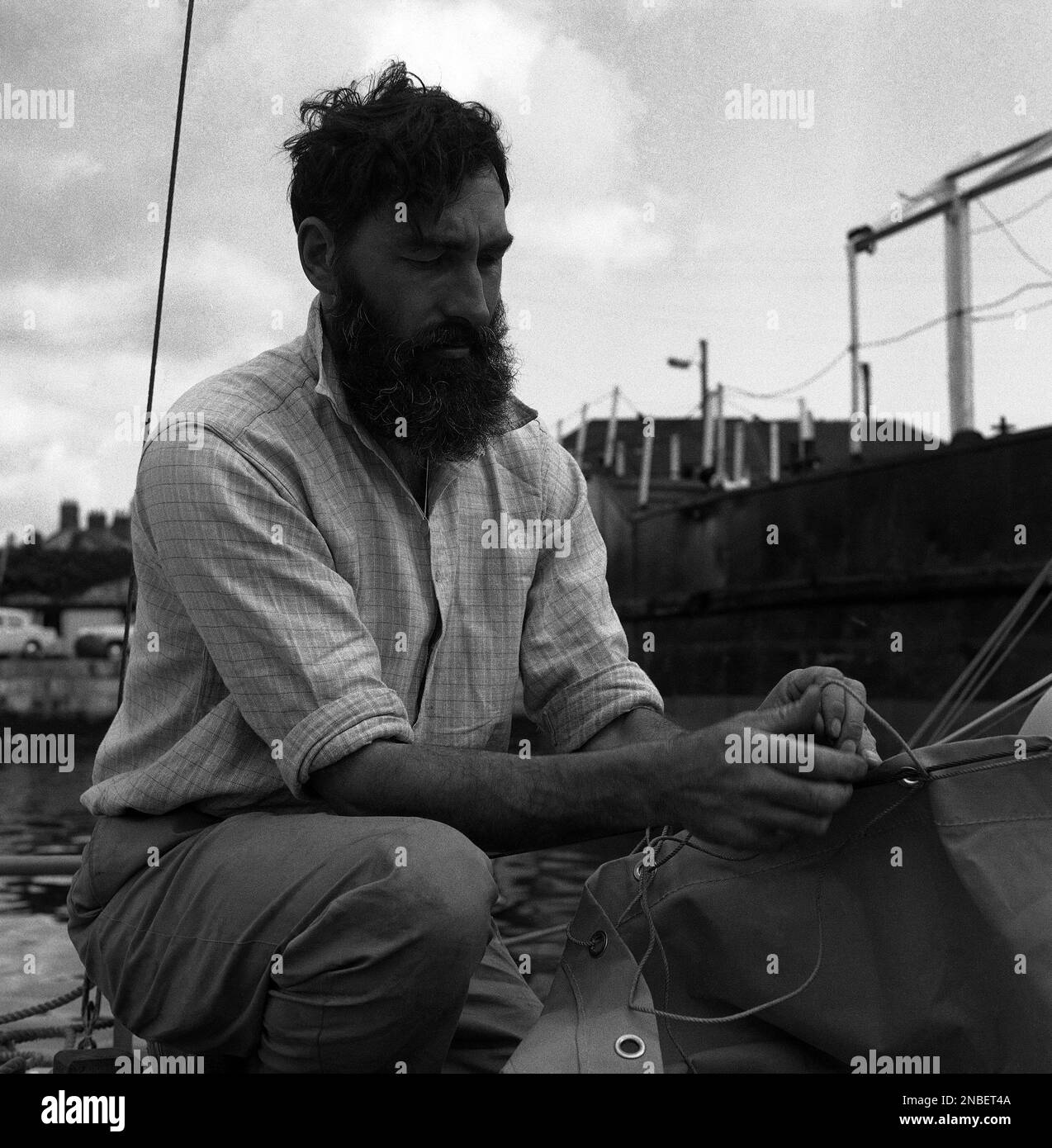 Valentine Howells, 33-year-old Welshman from Tenby, is shown at the ...