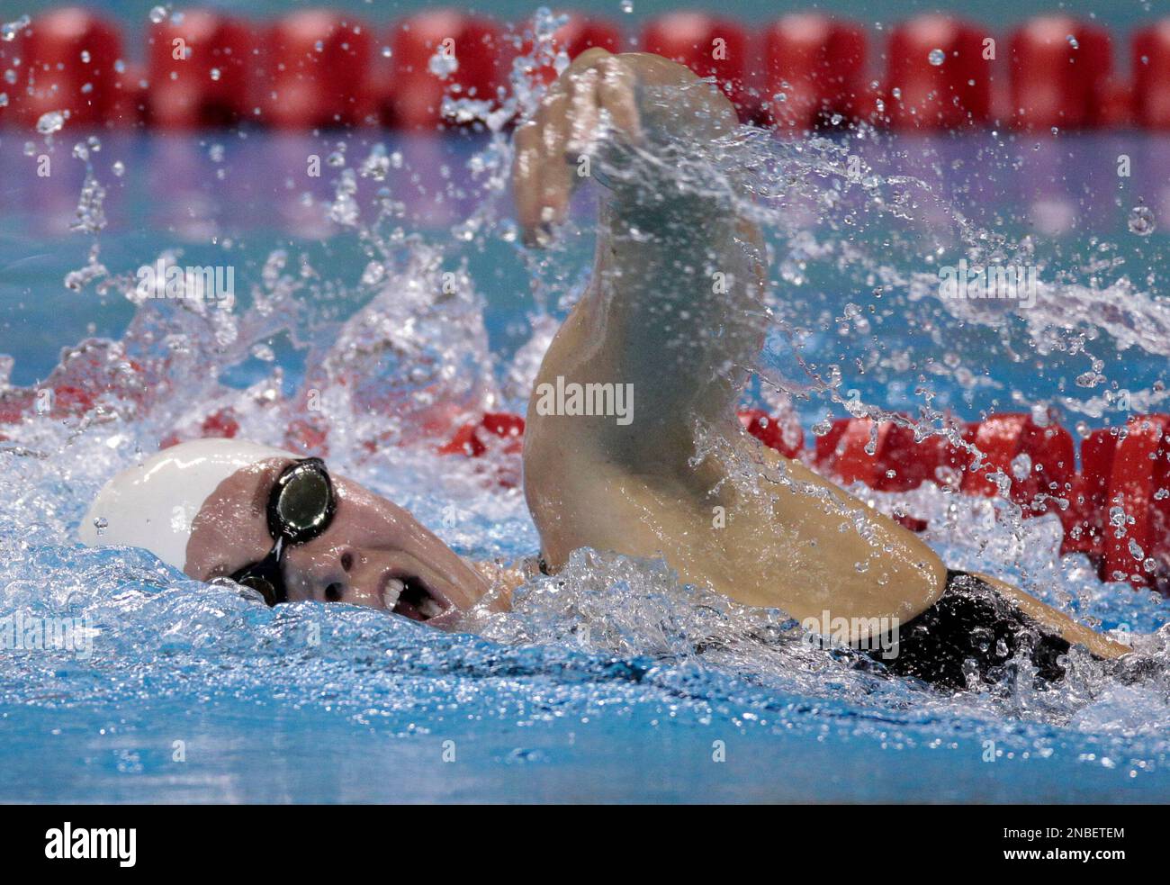 Kate Ziegler of the U.S. swims in a women's 800m Freestyle heat at the ...