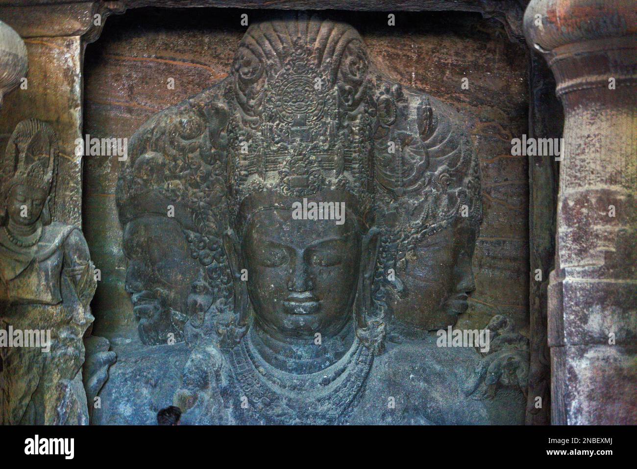 12 12 2006 Elephanta Caves Trimurti Sculpture 2nd century BC Gharapuri ...