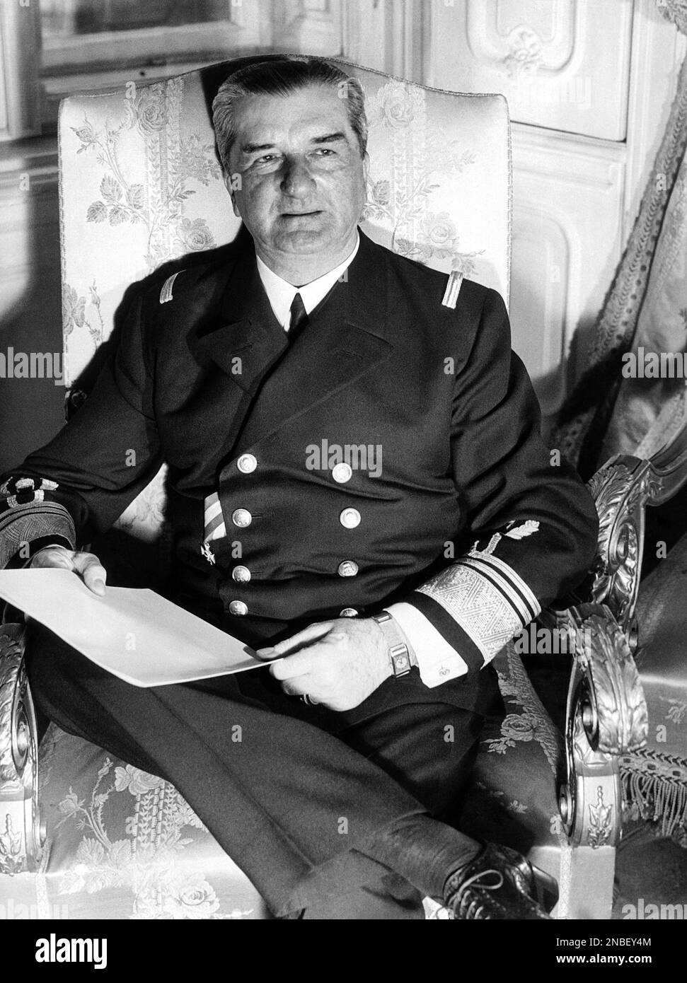 Admiral Nicholas Horthy, Regent of Hungary, shown Nov. 14, 1938, 70 ...