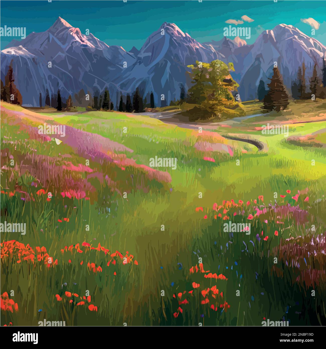 Alpine bee Stock Vector Images - Alamy