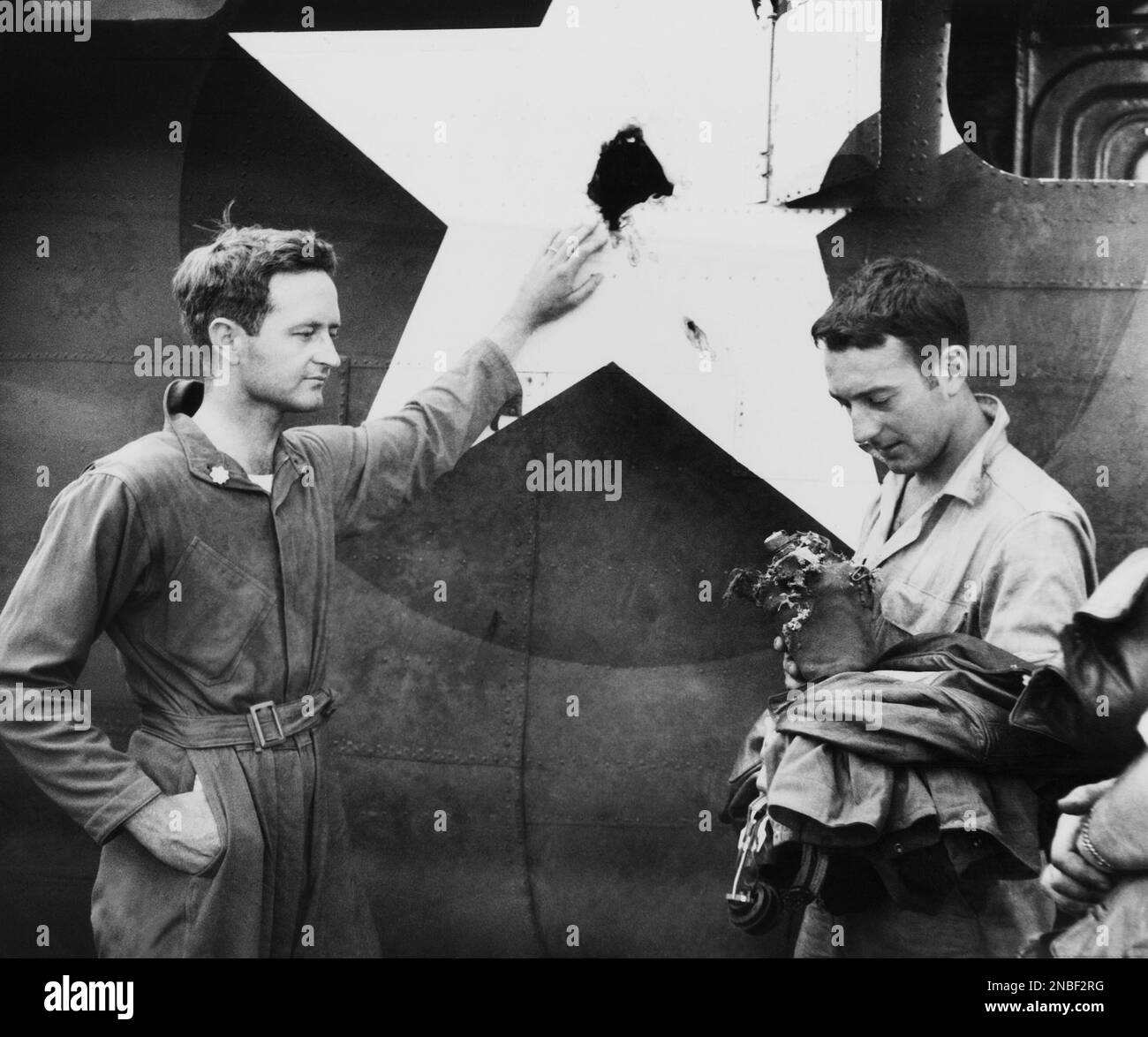 When five Liberator (B-24) bombers raided Gasmata, New Britain, one of ...
